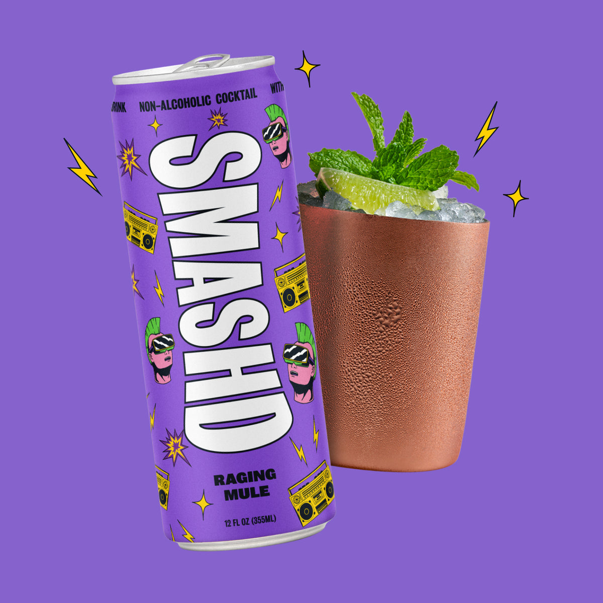 SMASHD's Raging Mule | A Fiery Ginger Kick with a Fizzy Twist | Non ...