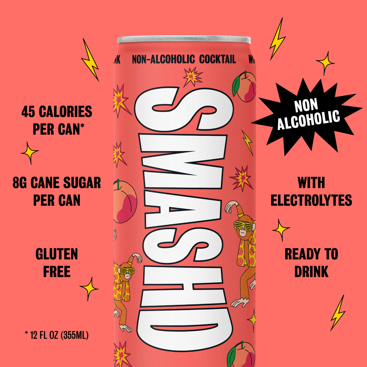 SMASHD Mocktails in a Can | Award Winning Non-Alcoholic Mocktails