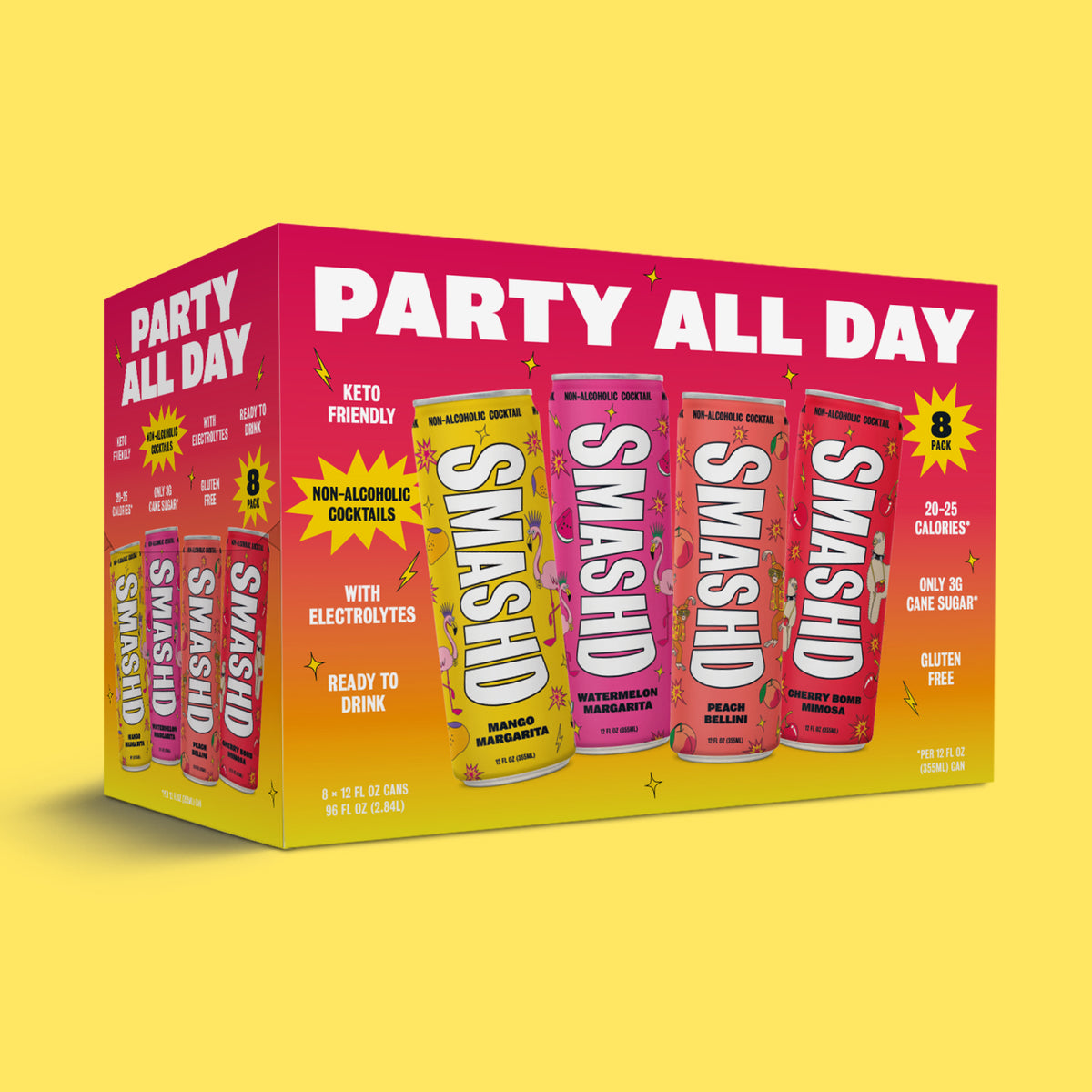 SMASHD Mocktails in a Can | Award Winning Non-Alcoholic Mocktails